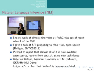 Semantics and Reasoning for NLP, AI and ACT | PPT