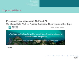 Semantics and Reasoning for NLP, AI and ACT | PPT