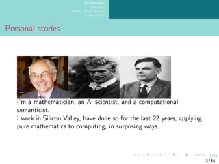 Semantics and Reasoning for NLP, AI and ACT | PPT