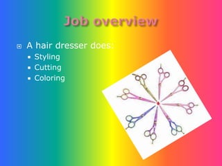 Career of a hair dresser | PPTX