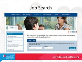 CareerOneStop overview | PPTX