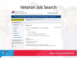 CareerOneStop overview | PPTX