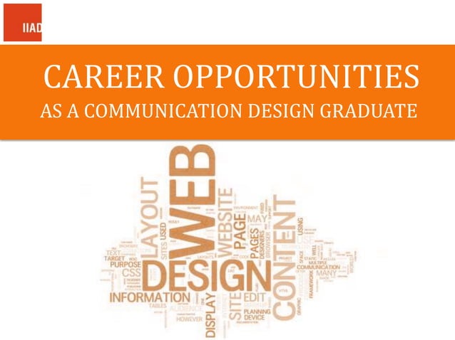 Career Opportunities - As a Communication Design Graduate | PPT