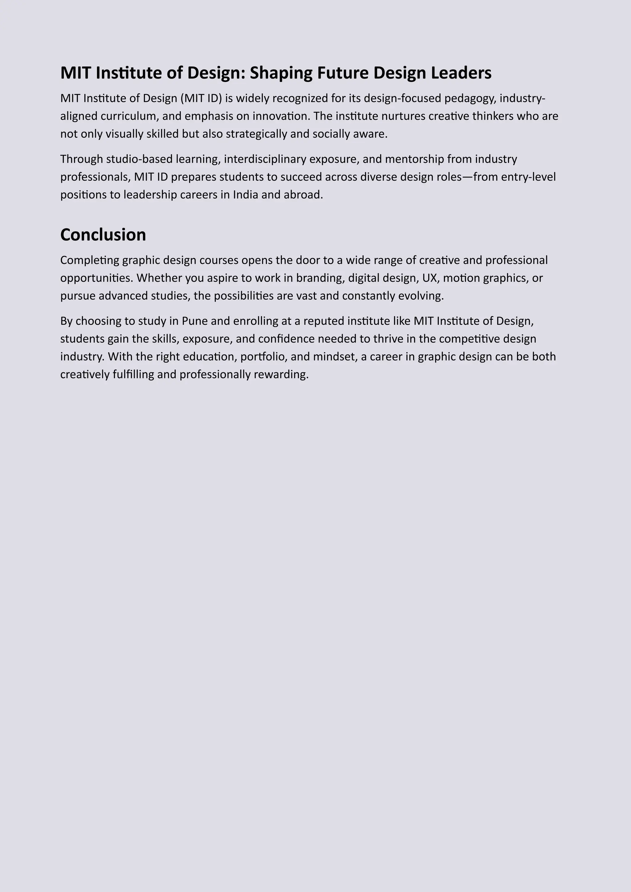 Career Opportunities After Graphic Design Courses in Pune- Jobs ...