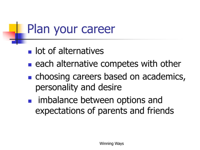 Career opportunities after_HSc | PPT