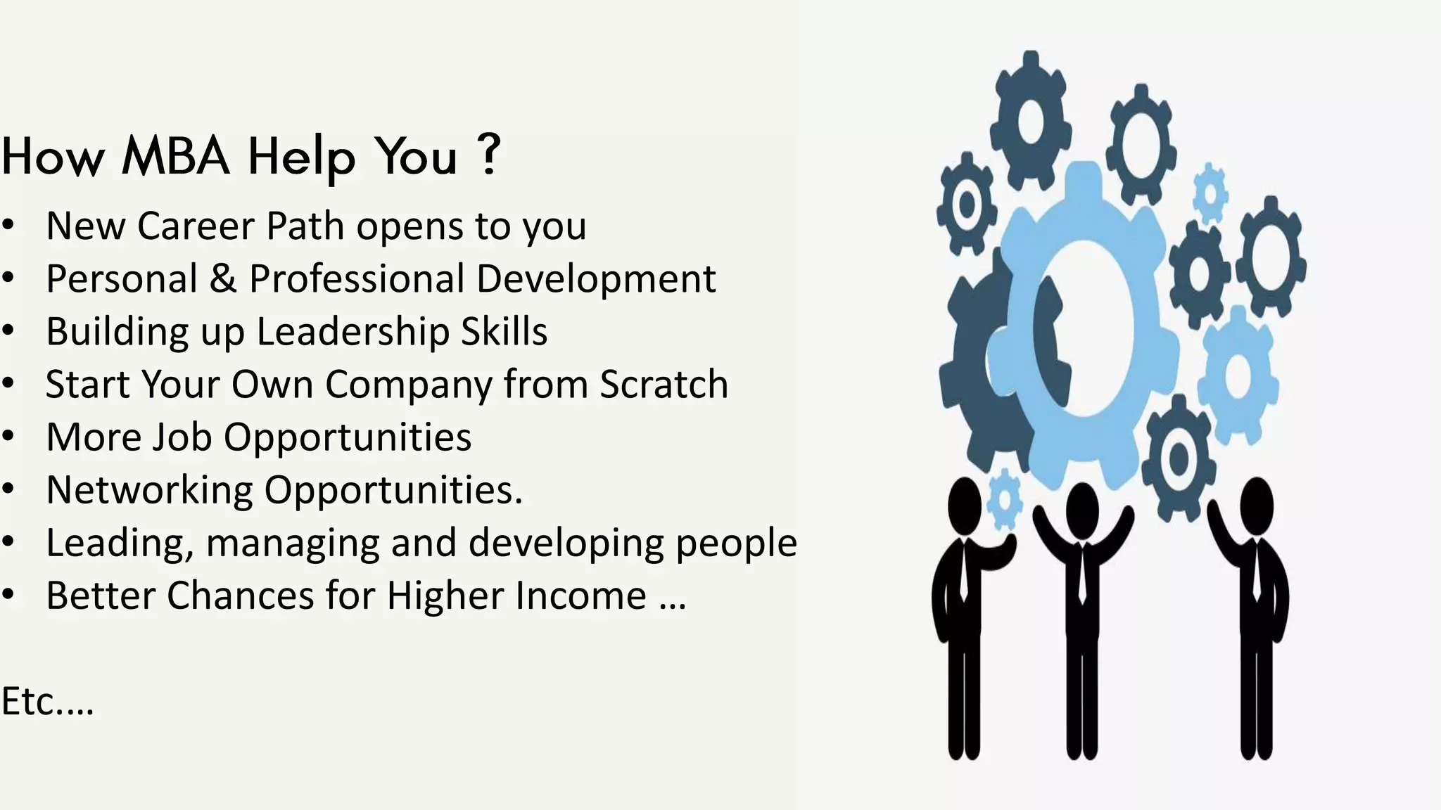 Career Opportunities after MBA | PPTX