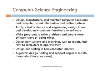 Career opportunities for engineering students | PDF