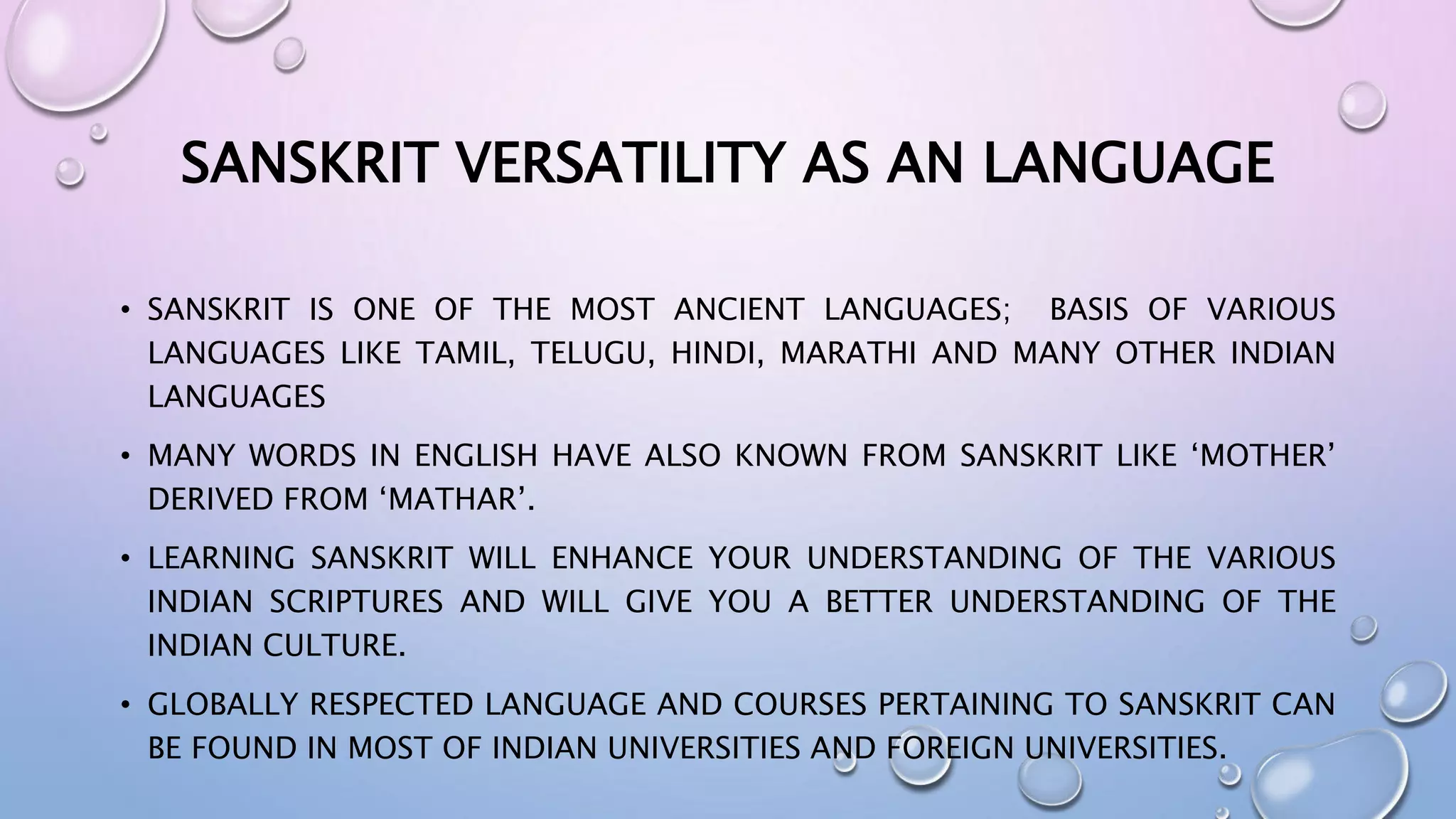 Career Opportunities for Sanskrit Students | PPTX