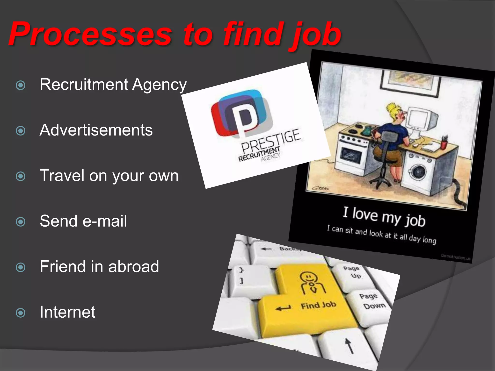Career opportunities in abroad presentation | PPTX