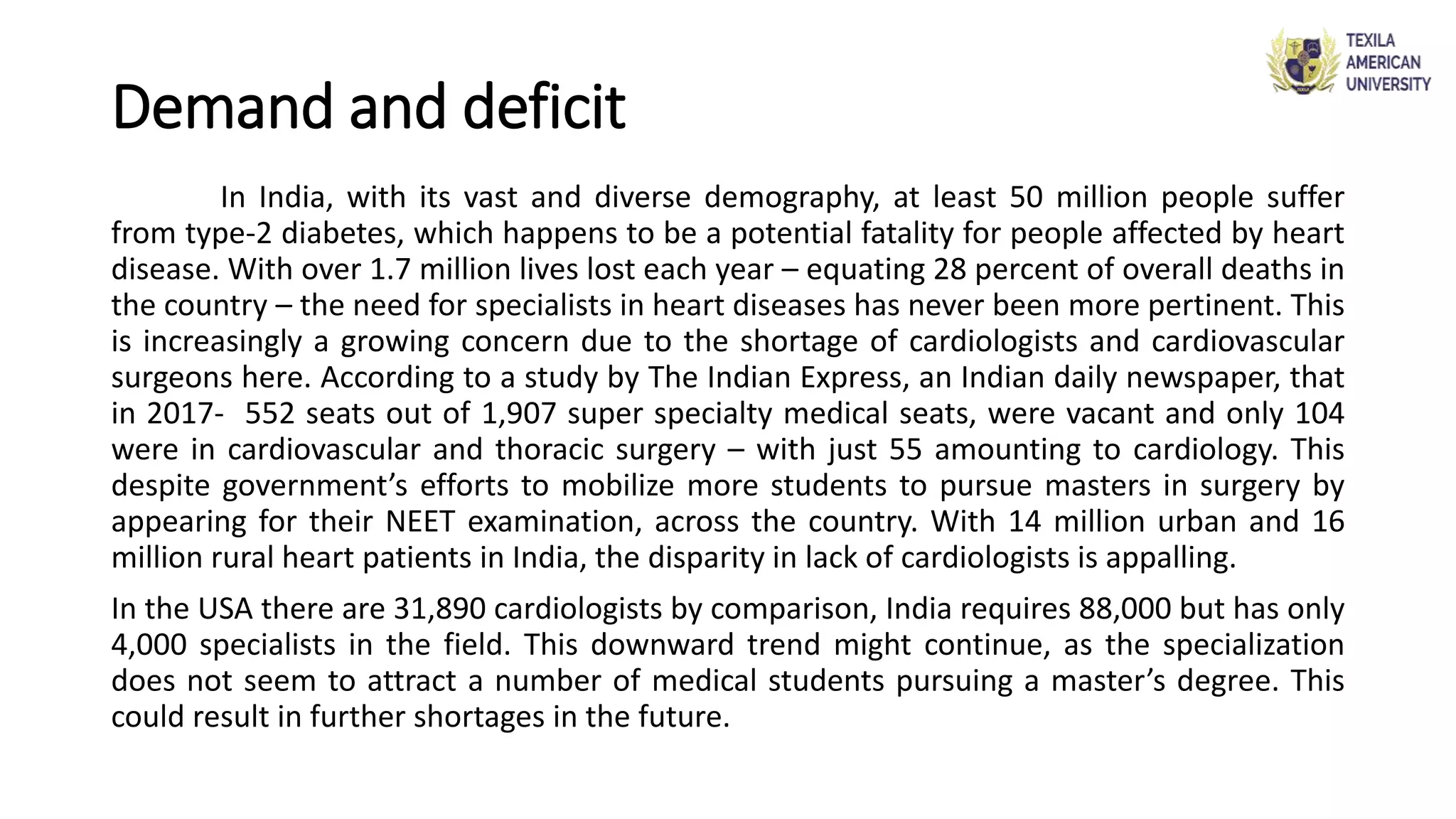 Career opportunities in cardiology | PPTX