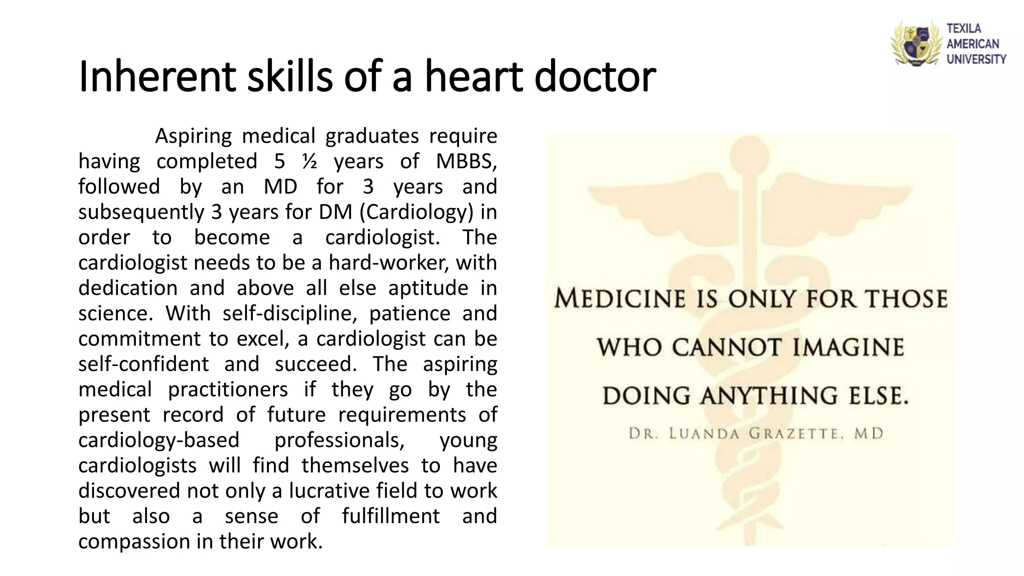 Career opportunities in cardiology | PPT