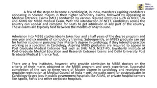 Career opportunities in cardiology | PPTX