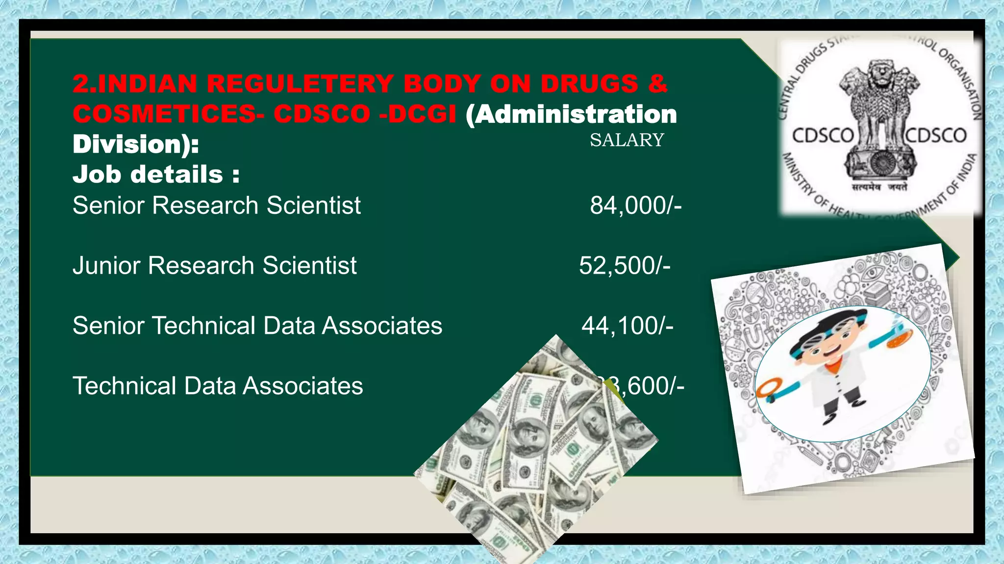 Career opportunities in Drug Safety Regulatory Bodies & Multi-National ...