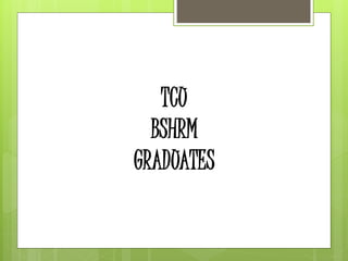 Career Opportunities in Hospitality Industry | PPTX