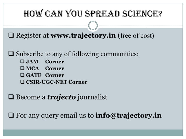 Career & Opportunities In Science | PPT
