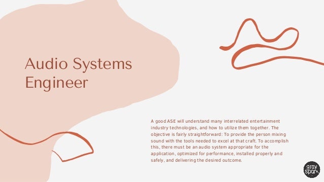 Career opportunities in the field of sound engineering | PDF