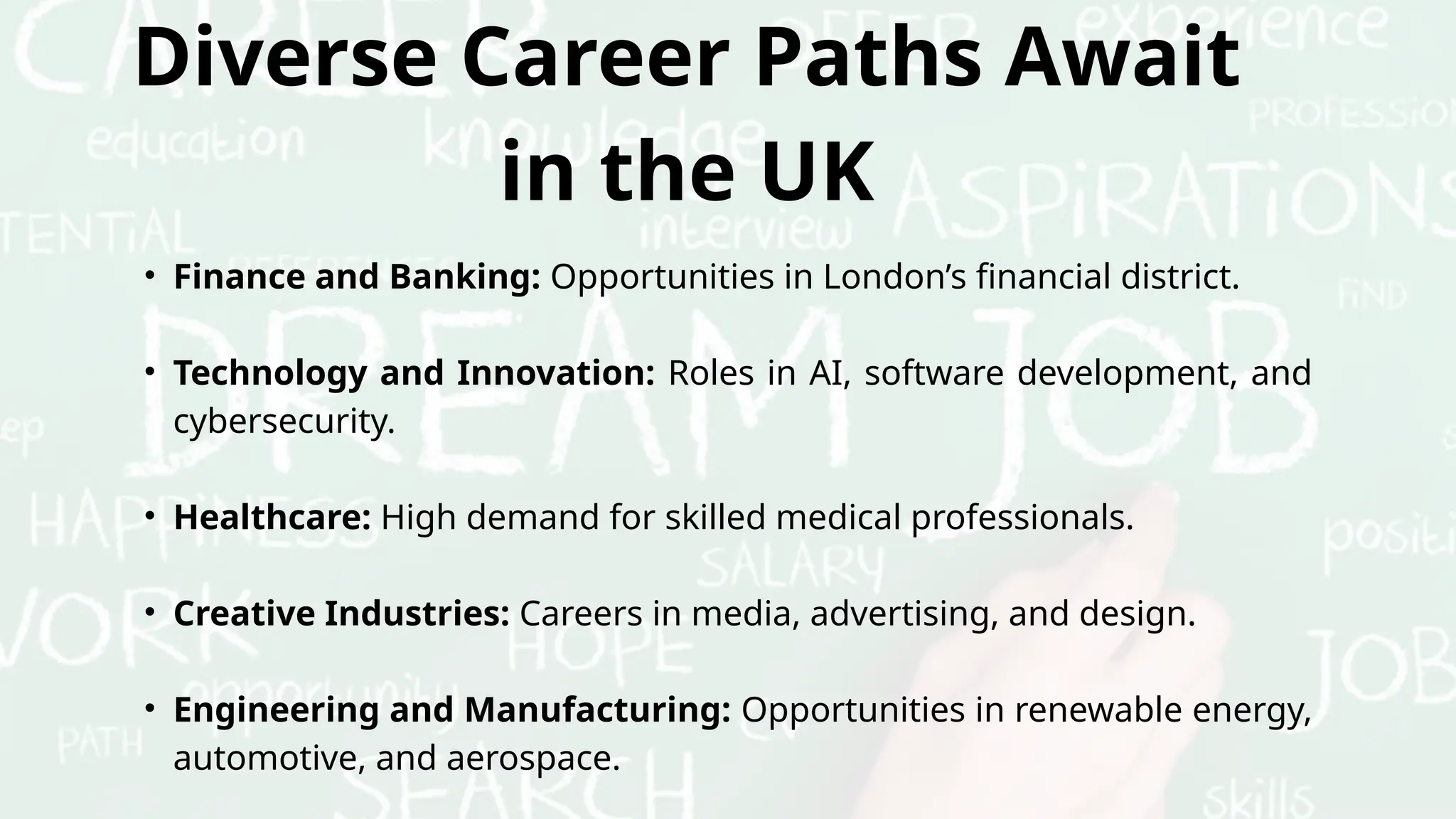 Exploring Post-Study Career Opportunities in UK | PPT