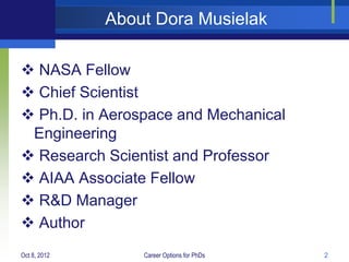 Career options for_engineering_ph_ds | PPT