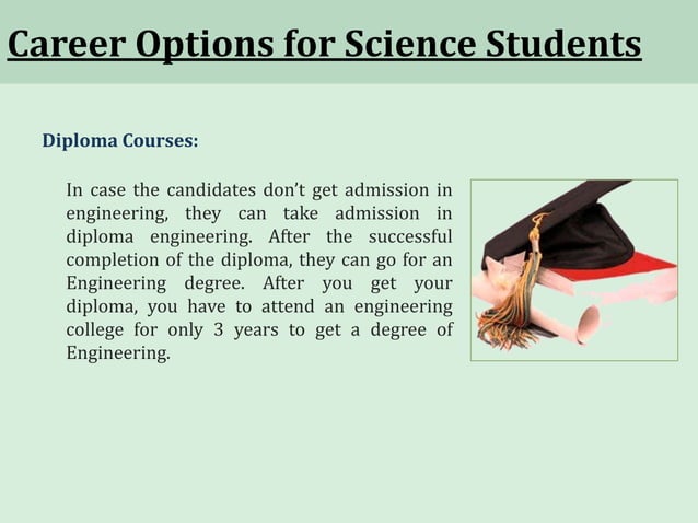 Career options for science students | PPTX | College Planning | College ...