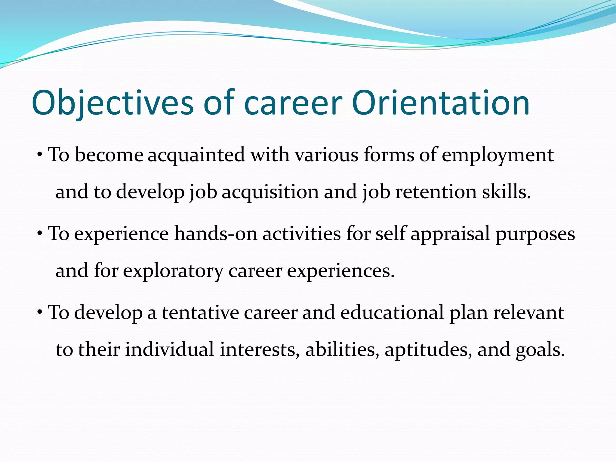Career orientation and development | PDF | Career Planning | Careers