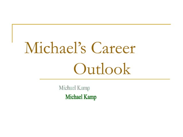 Career Outlook | PPT