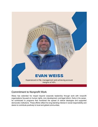 Career Overview of Evan Weiss of St. Louis | PDF
