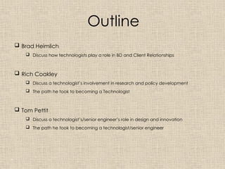 CH2M Technologist Career Path Poerpoint Presentation | PPTX