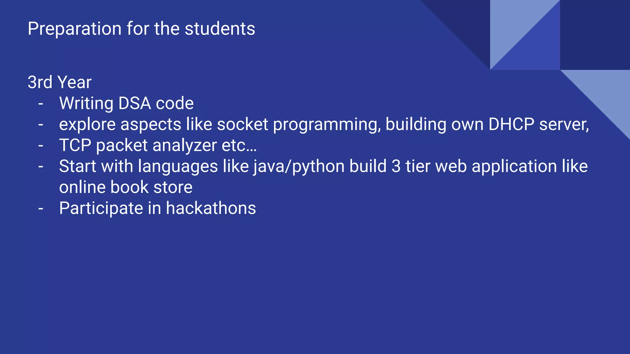 Career path and preparation for computer science field | PDF