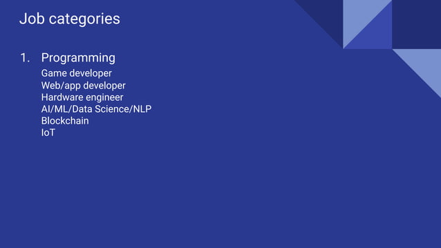 Career path and preparation for computer science field | PDF