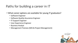 Career Paths for IT Graduates | PPTX