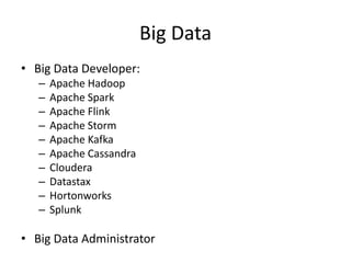 Career Paths for Software Professionals | PPTX