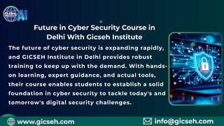 Cyber Security course in delhi and india | PDF