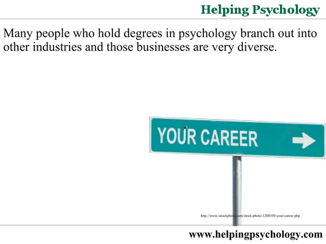 Career Paths In Psychology | PPT | Undergraduate Education | College ...