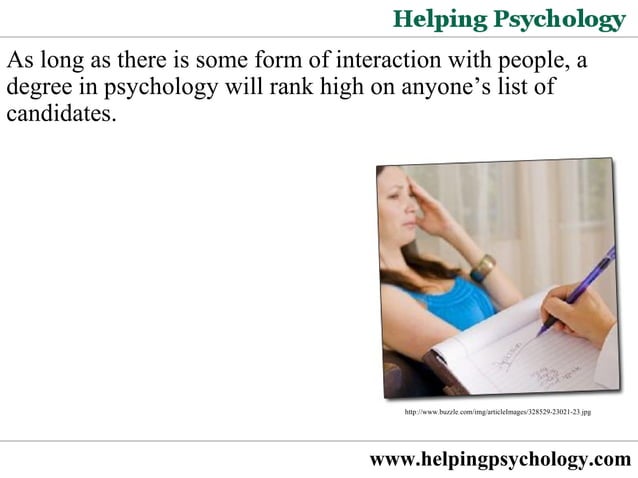 Career Paths In Psychology | PPT | Undergraduate Education | College ...