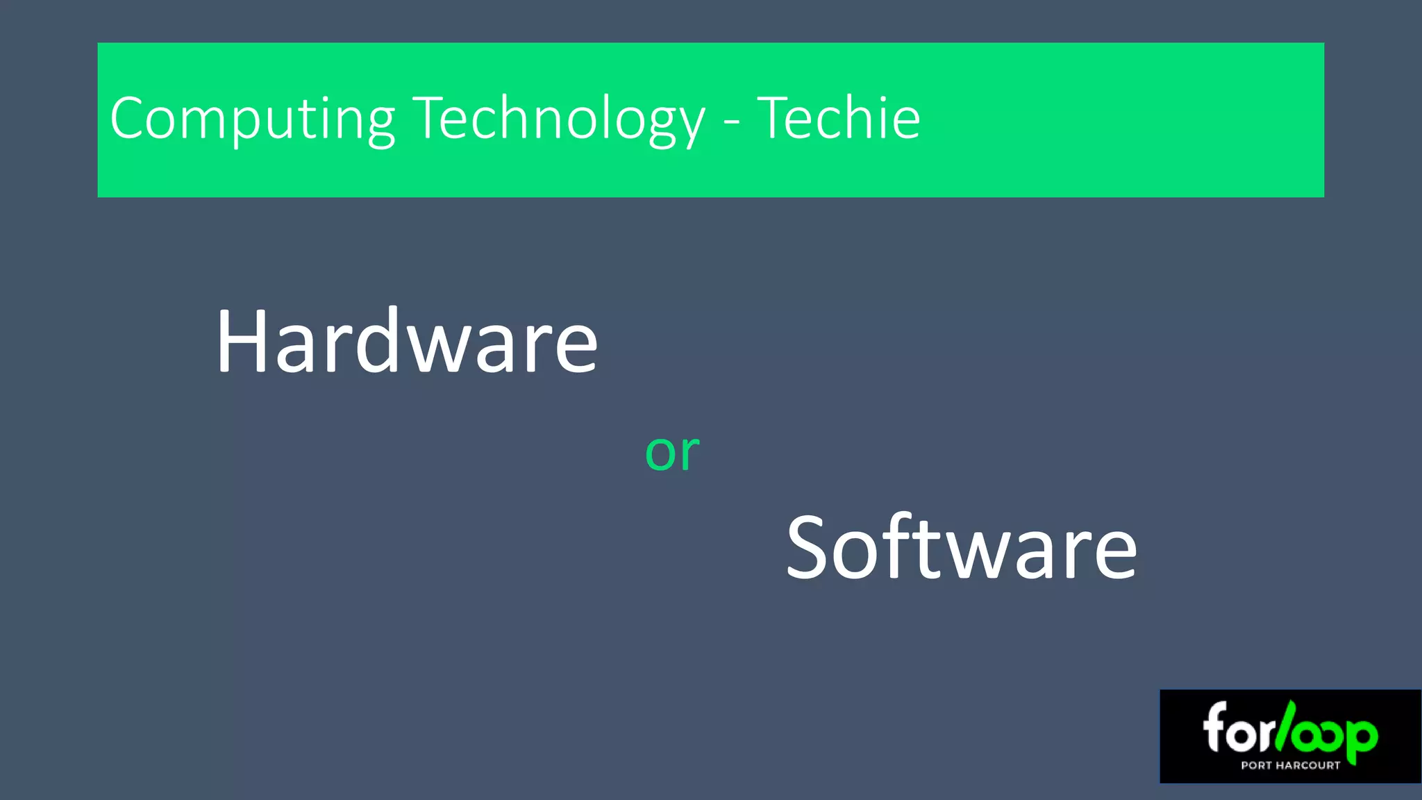Career Paths in Tech | PPTX