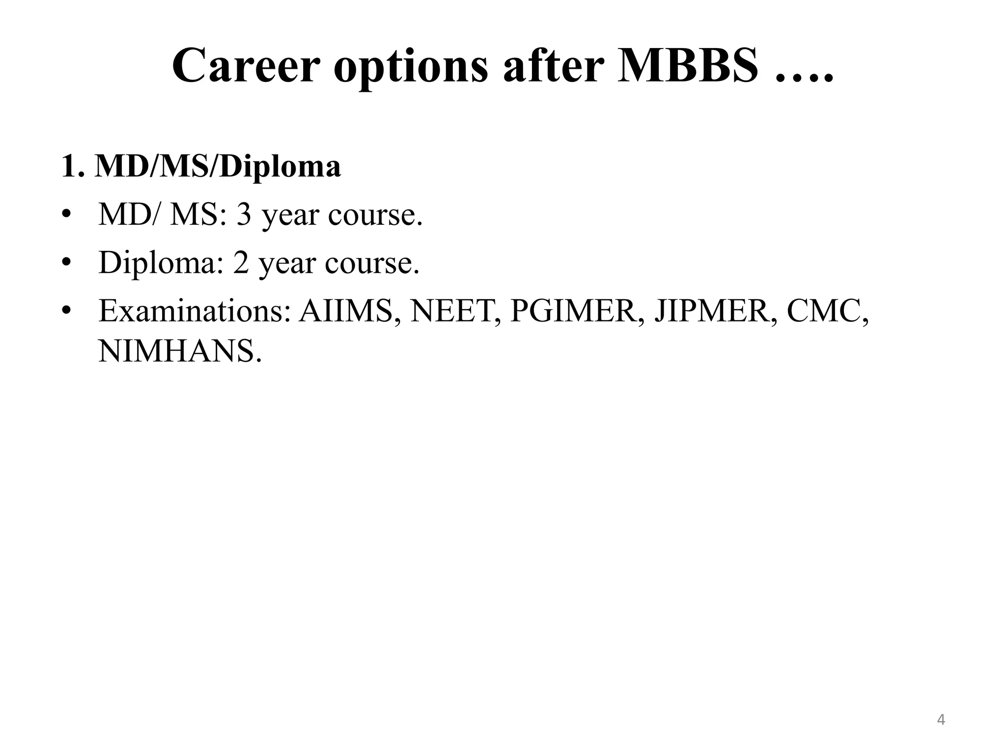 Career Pathway during and after MBBS.pptx