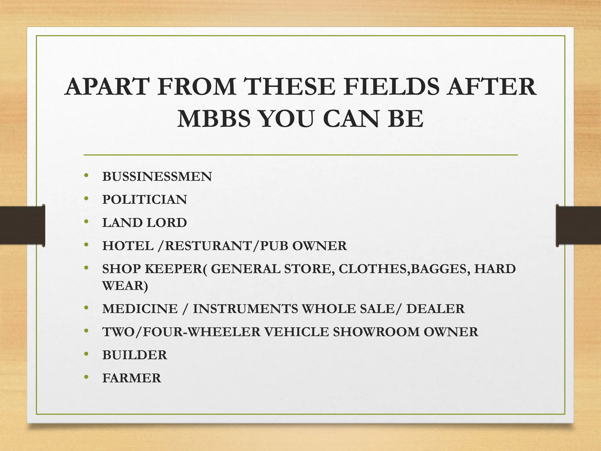 Career Pathways For Mbbs Students After Completion Pptx