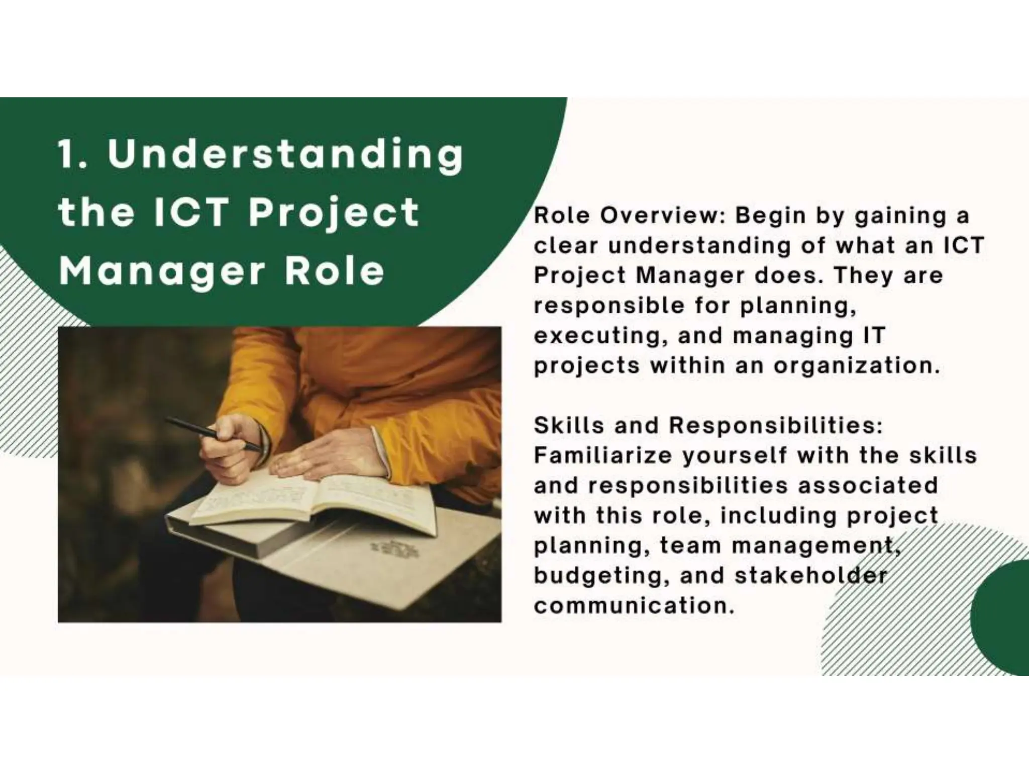 Career Pathway Transitioning into an ICT Project Manager 135112 Role | PPTX