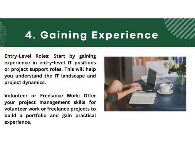 Career Pathway Transitioning into an ICT Project Manager 135112 Role | PPTX