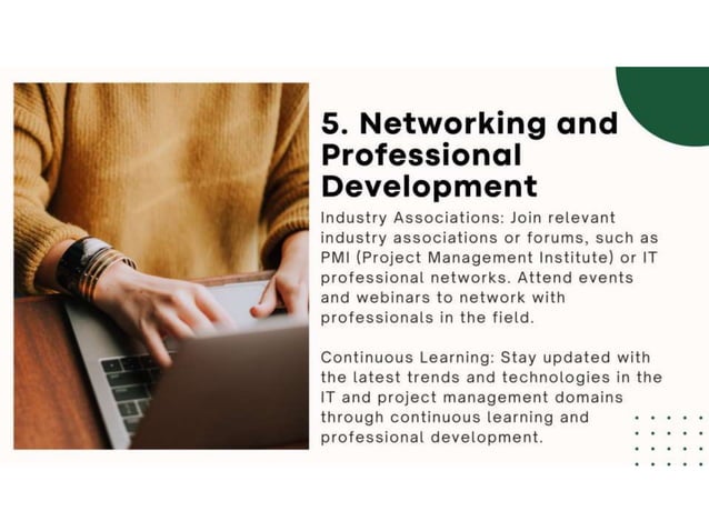 Career Pathway Transitioning into an ICT Project Manager 135112 Role | PPTX