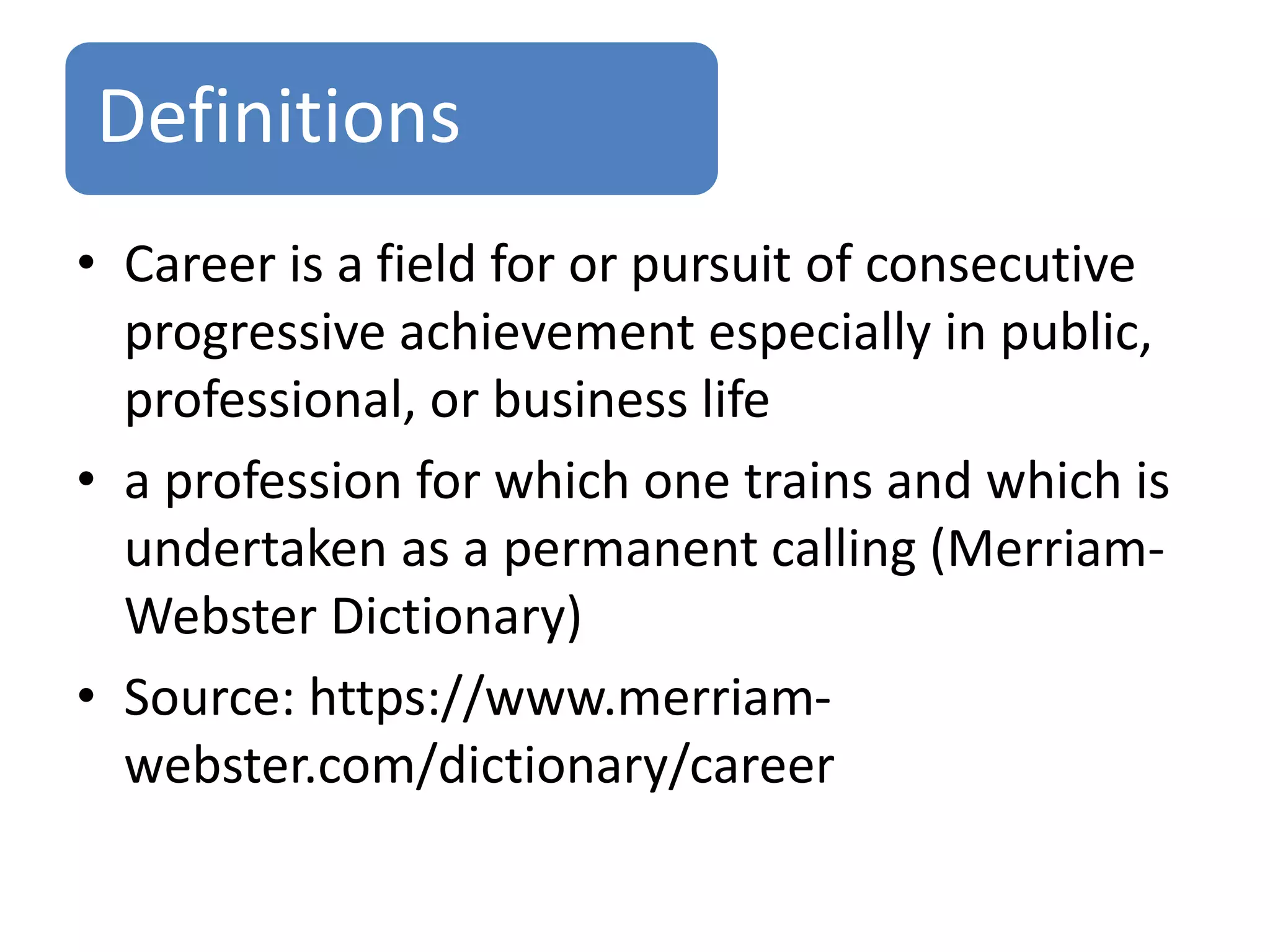 Career Path: Career choice and subject combination for a prospective ...
