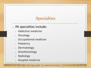 Career Presentation - PA | PPTX