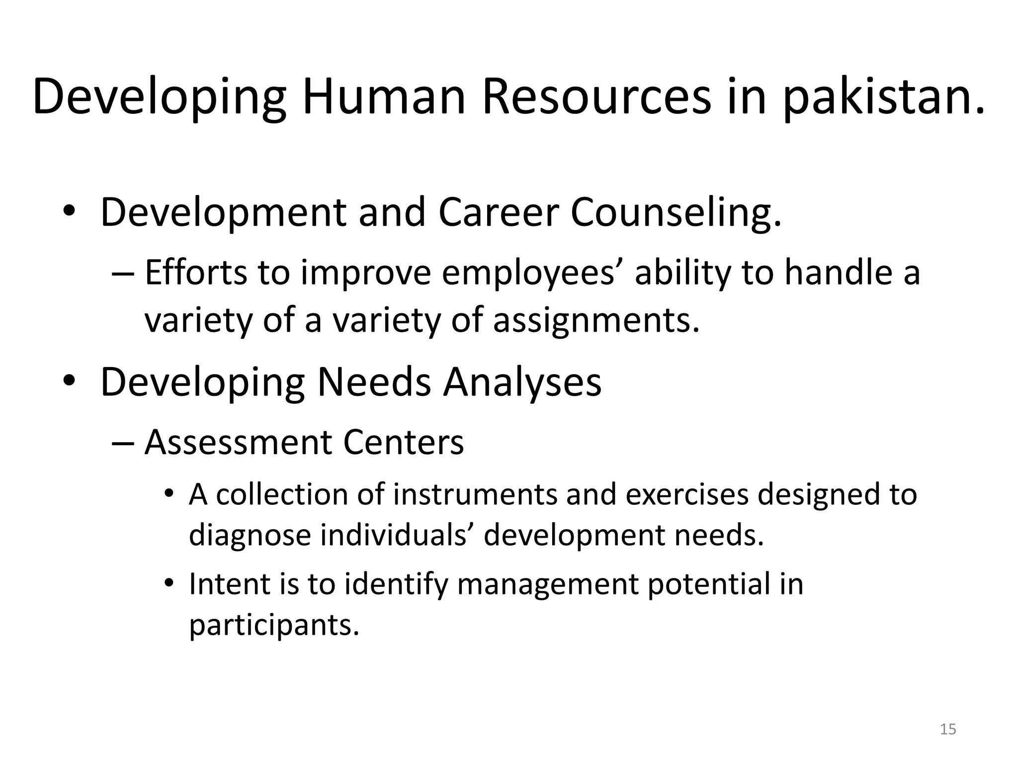 C areer plaining in pakistan ppt mehran gul | PPT | Free Download