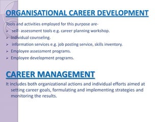 Career planning | PPTX