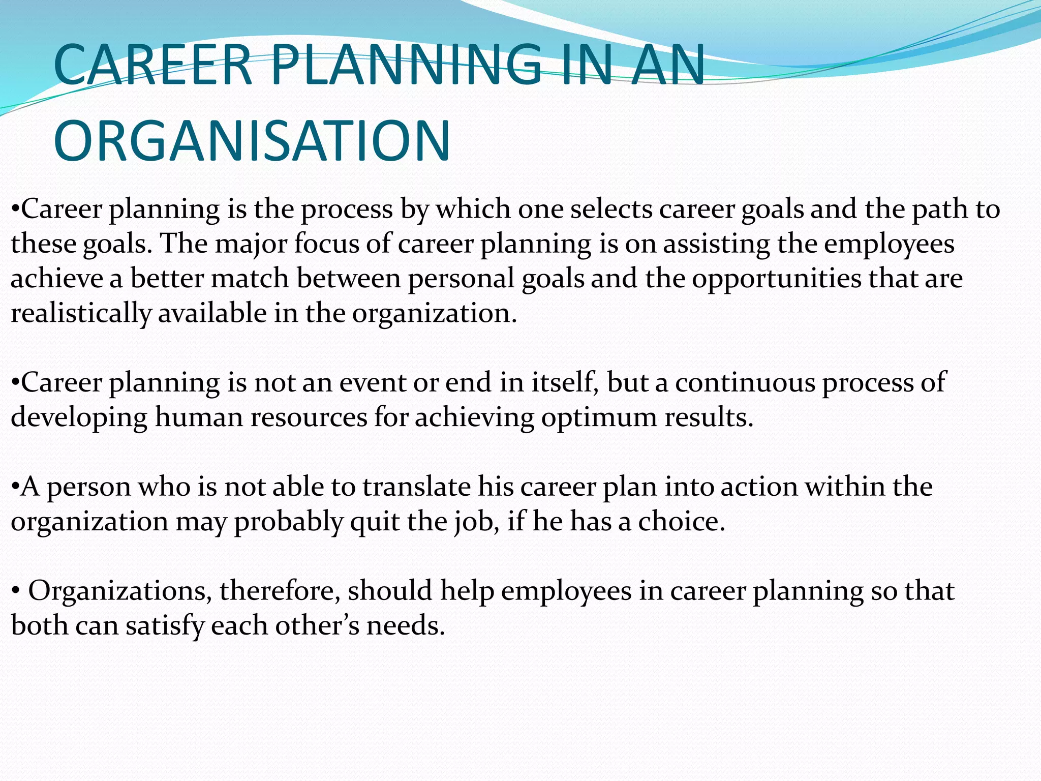 Career planning | PPTX