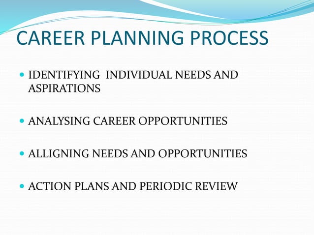 Career planning | PPT