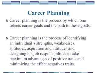 Career planning | PPT