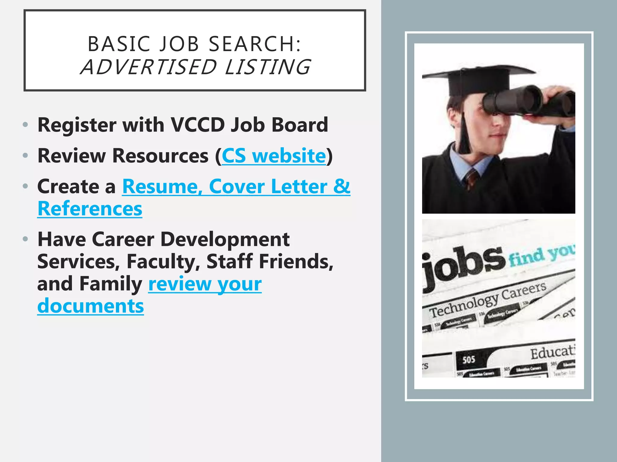 Career Planning and Job Search | PPTX
