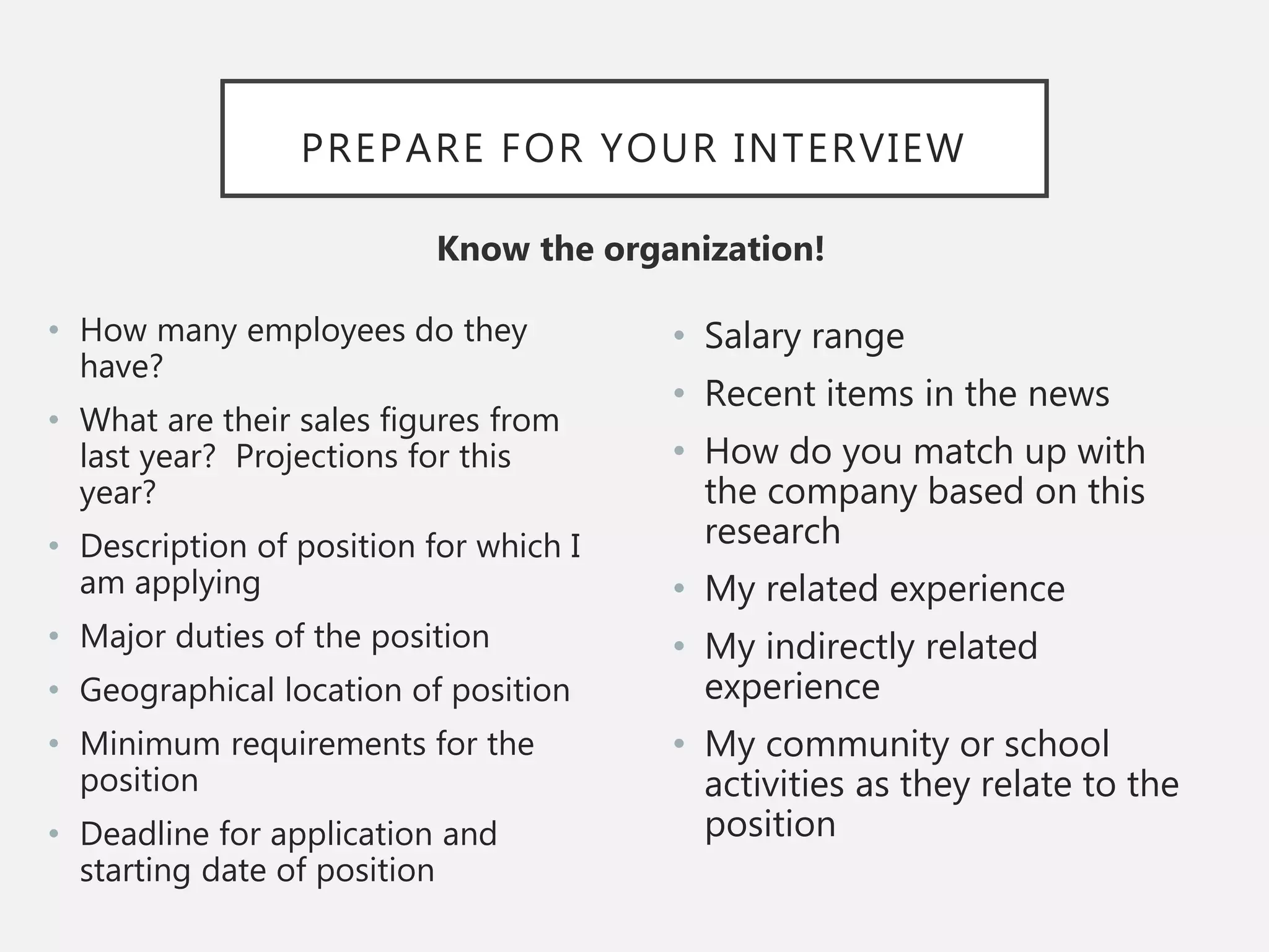 Career Planning and Job Search | PPTX
