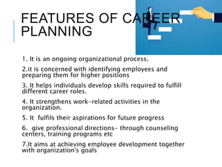 Career planning and Development | PPTX